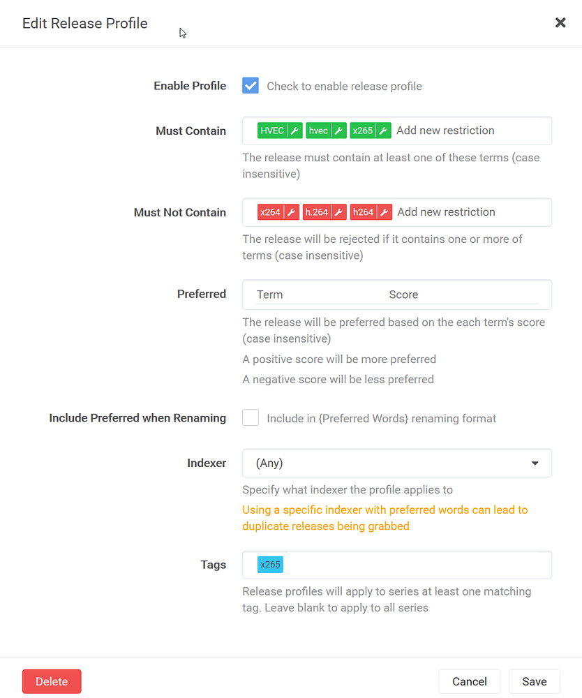 HEVC Quality Download Option Feature Requests Sonarr Forums HEVC Quality Download Option Feature Requests Sonarr Forums