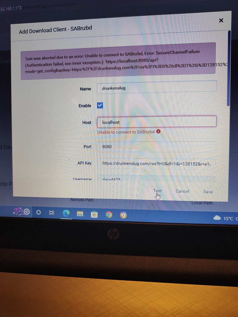 Trying to add DrunkenSlug - Help & Support - sonarr :: forums